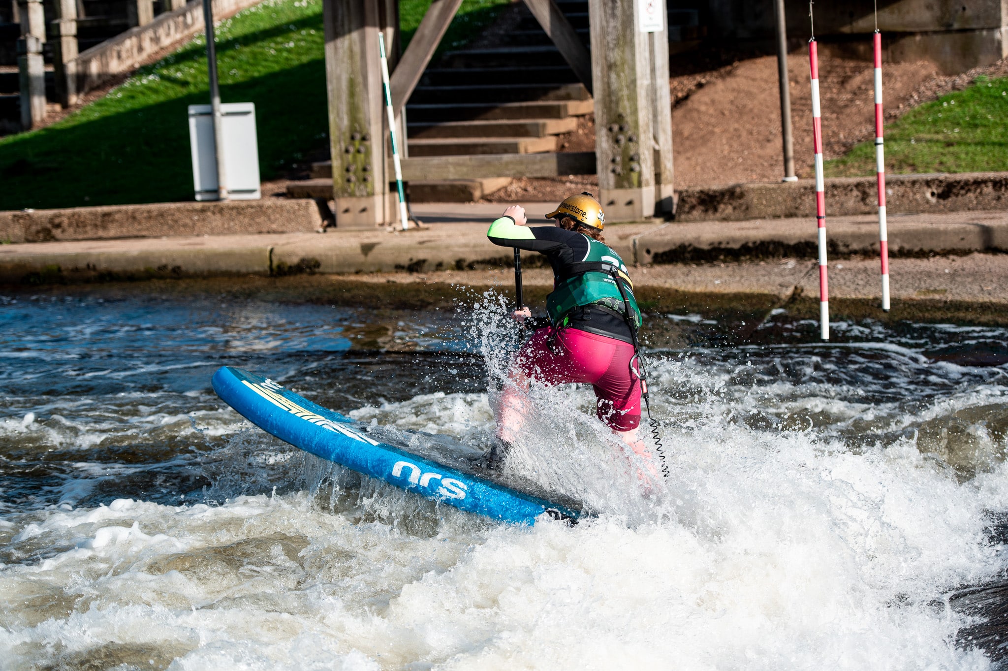 A beginners guide to white water SUP #2 - The moves! - Del Likes Kayaking