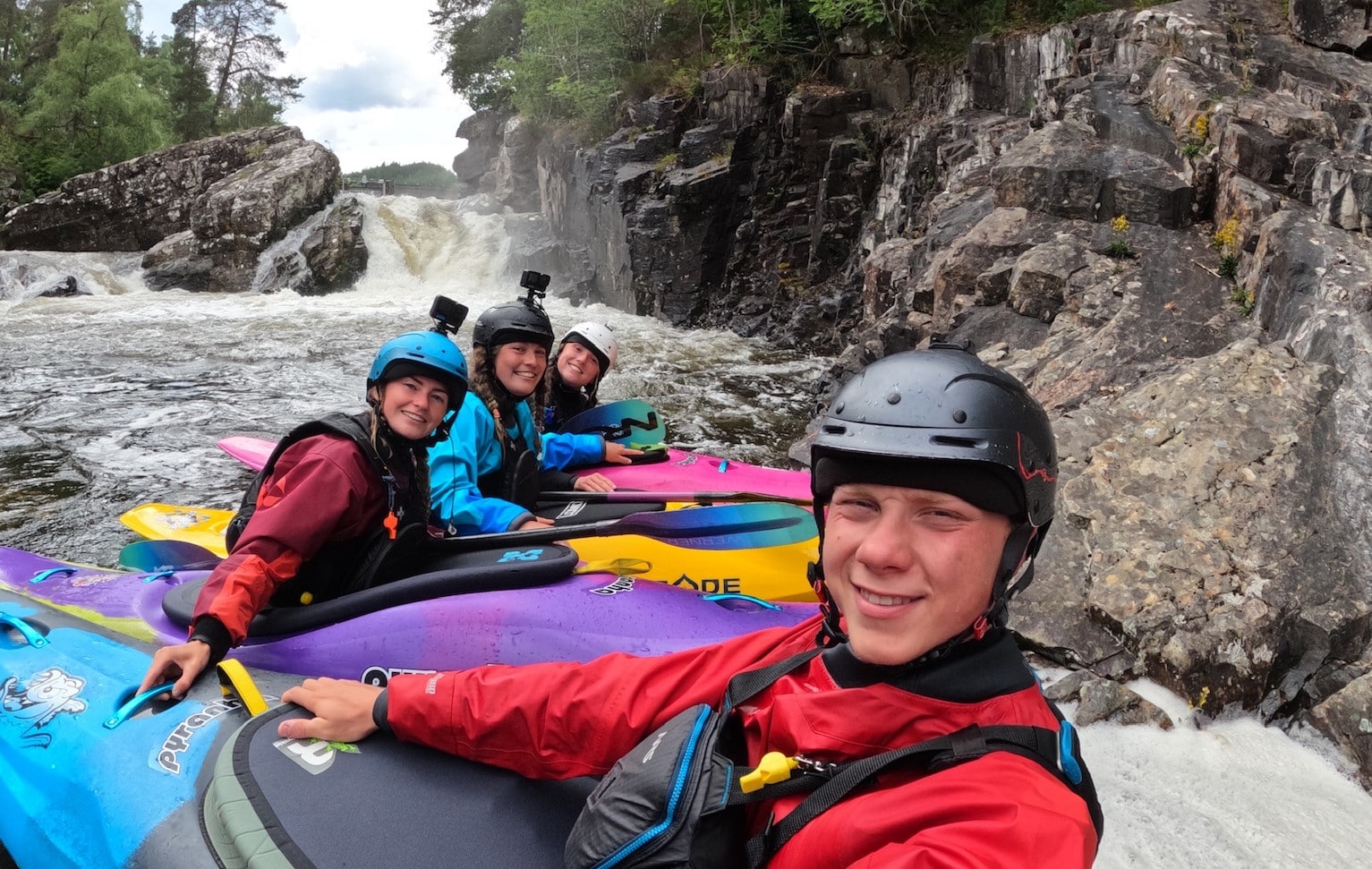 Meet the young Scottish paddlers making a splash in whitewater kayaking ...