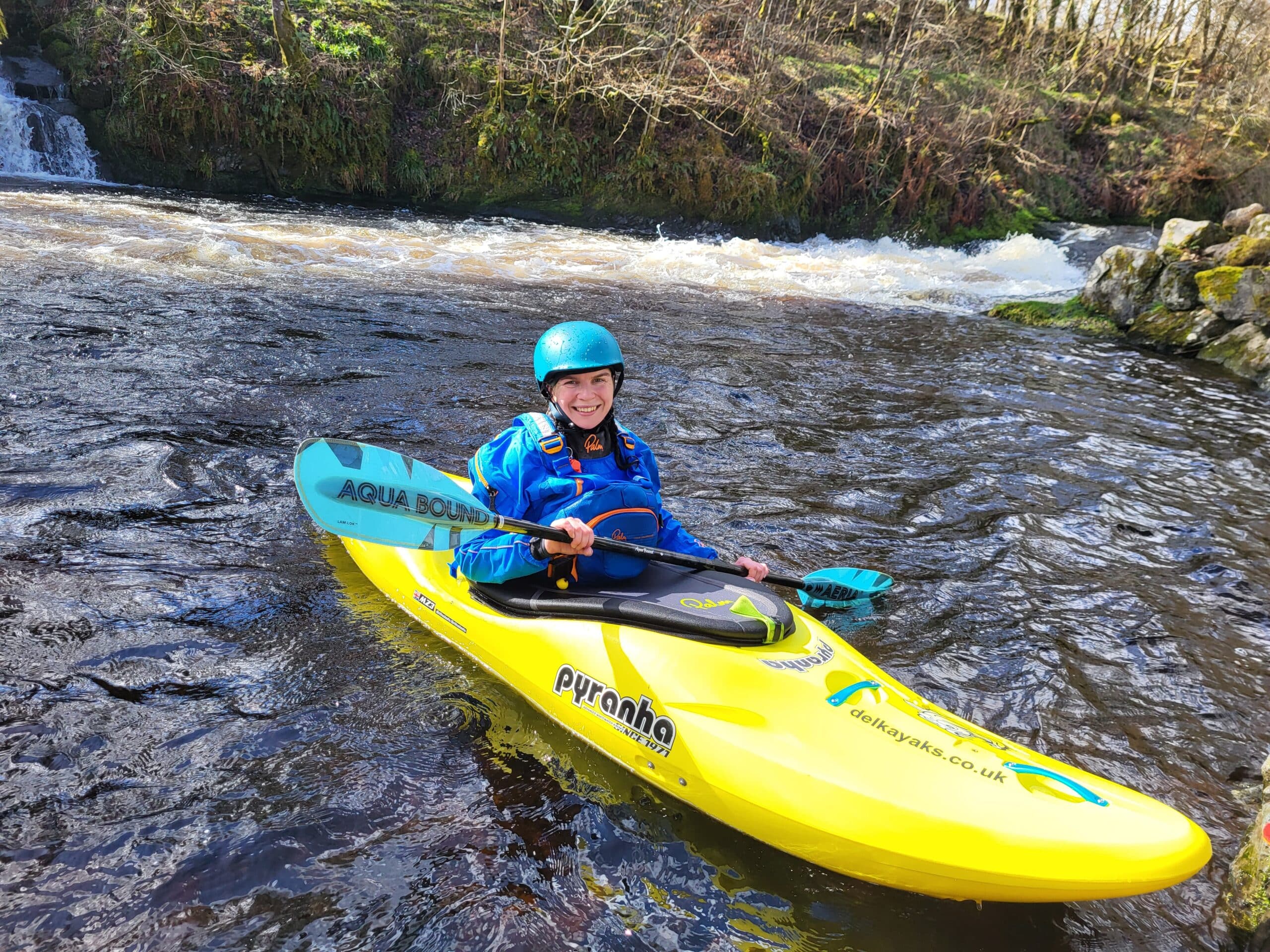 I am really happy right now and loving kayaking! - Del Likes Kayaking